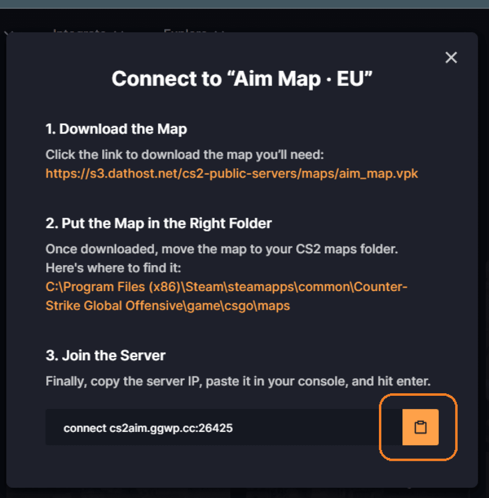 How To Set 1v1 In Cs2 Maps Private Server Commands Profilerr 8447