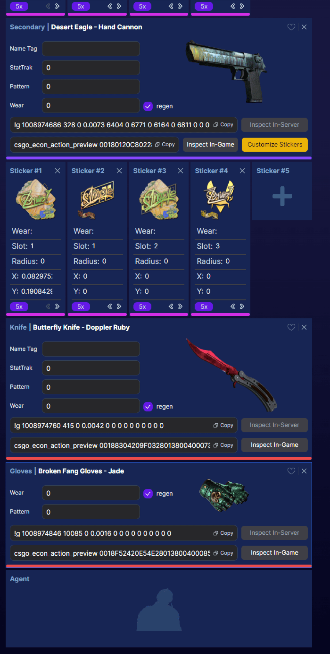 CS2 Skin Inspect Server: How to Inspect CS2 Skins Online | Profilerr