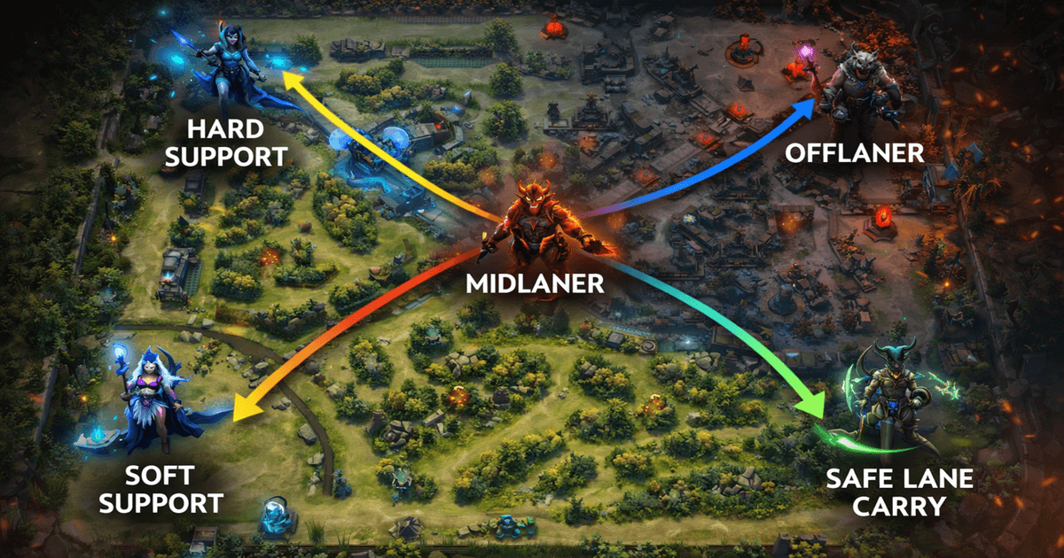 Mistakes of Every Role in Dota 2 | Profilerr