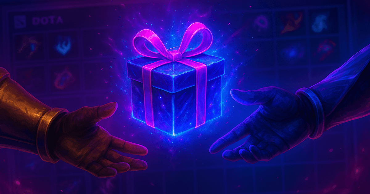 How to Gift an Item in Dota 2 | Profilerr