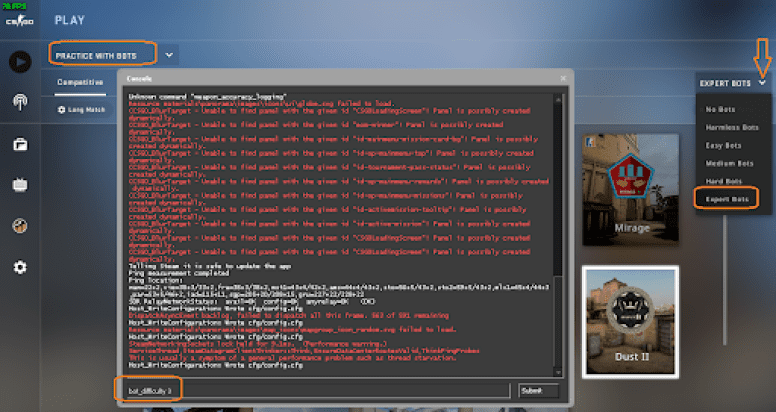 CS:GO Bot Commands: Bot Behavior, Difficulty, Arming, and More | Profilerr