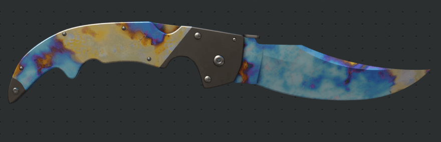 Falchion Knife Case Hardened Blue Gem Patterns | Profilerr