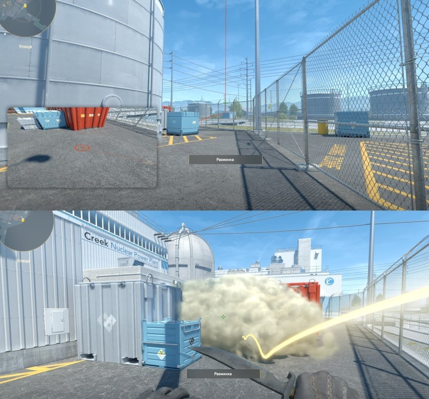 Раскидка гранат на карте Nuke в CS2: гайд от Profilerr