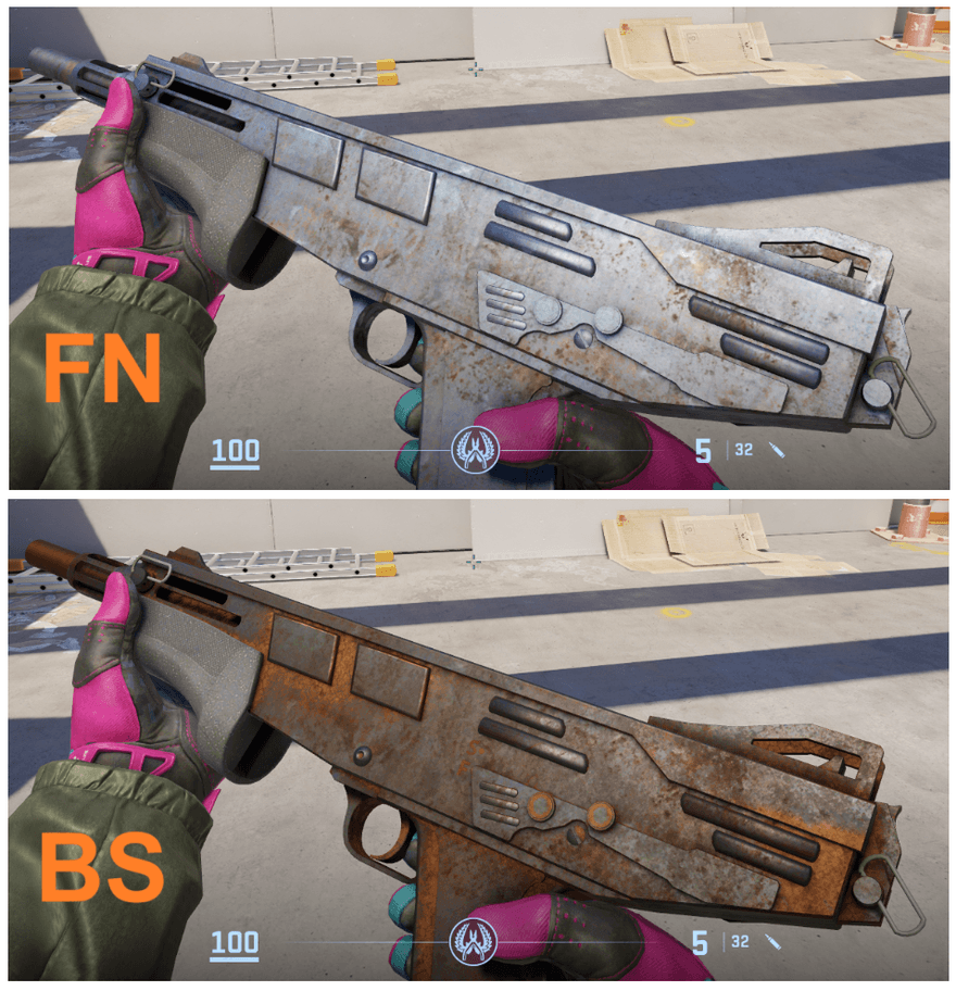 Battle-Scarred vs Factory New: Comparison | Profilerr