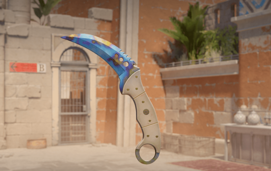 Talon Case Hardened Patterns (Blue Gem) | Profilerr