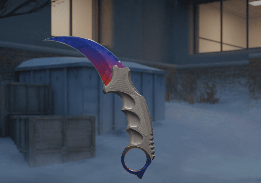 Karambit Fire and Ice: Iconic CS2 Knife Skin | Profilerr