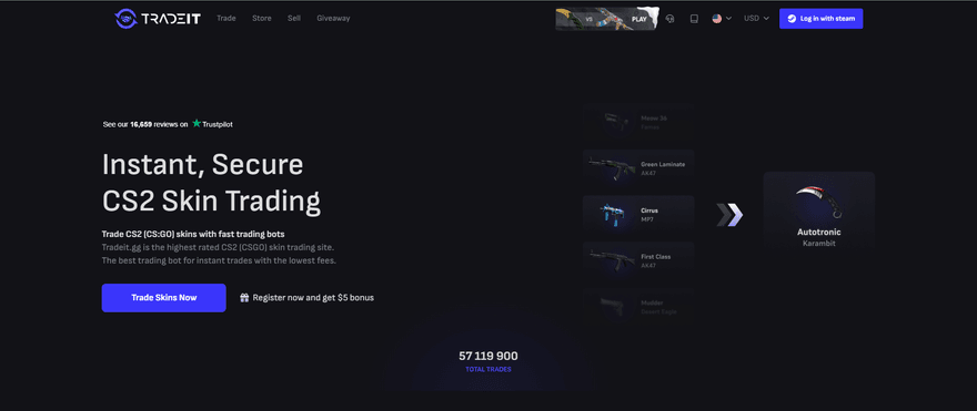 Best CS2 (CS:GO) Trading Sites | Profilerr