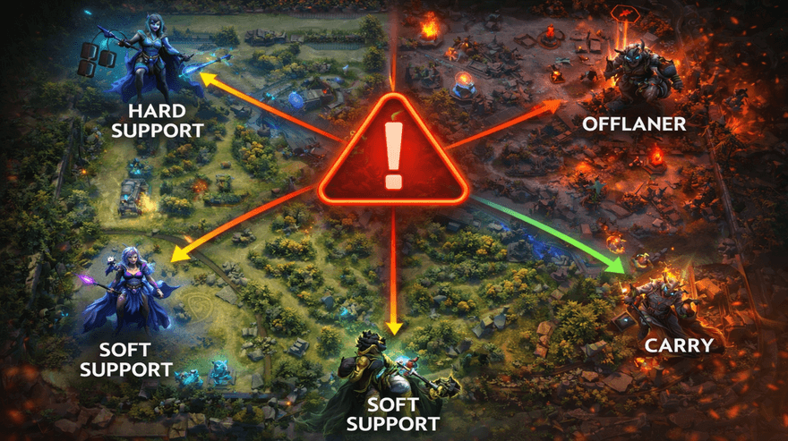 Mistakes of Every Role in Dota 2 | Profilerr