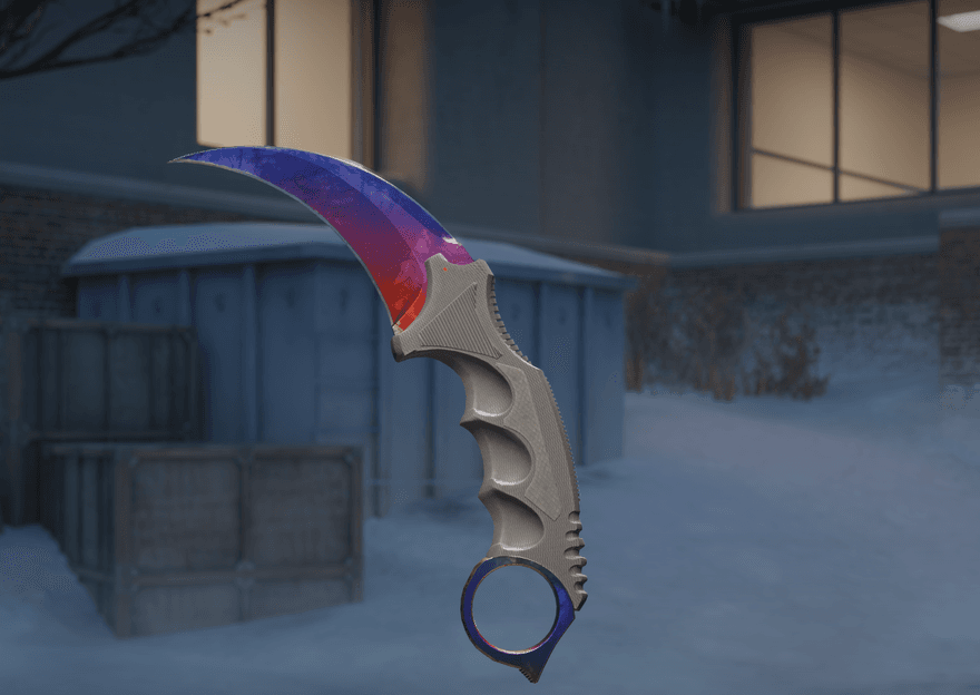 Karambit Fire and Ice: Iconic CS2 Knife Skin | Profilerr