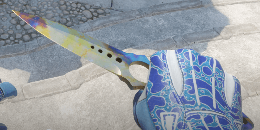 Skeleton Case Hardened Patterns (Blue Gem) | Profilerr