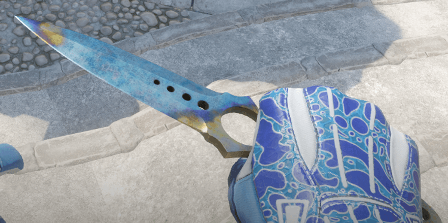 Skeleton Case Hardened Patterns (Blue Gem) | Profilerr