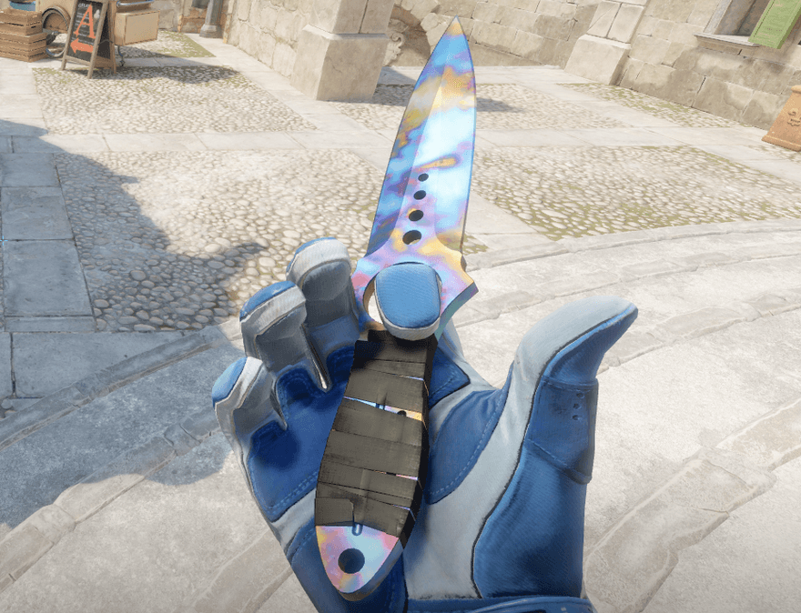 Skeleton Case Hardened Patterns (Blue Gem) | Profilerr
