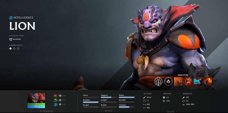 Lion in Dota 2 — Complete Support Guide | Profilerr