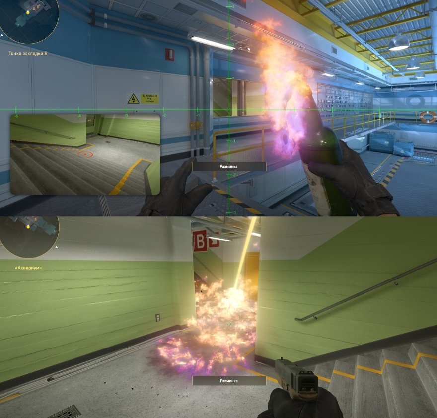 Раскидка гранат на карте Nuke в CS2: гайд от Profilerr