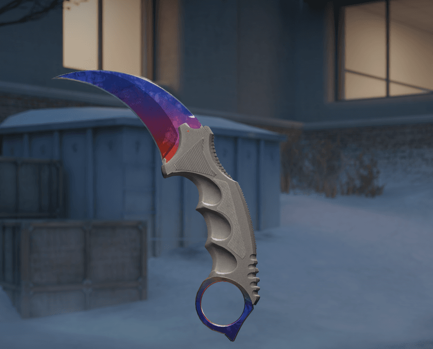 Karambit Fire and Ice: Iconic CS2 Knife Skin | Profilerr