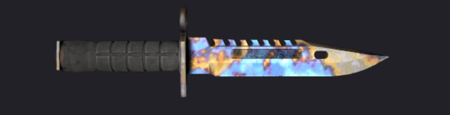 M9 Bayonet Case Hardened Blue Gem Patterns | Profilerr
