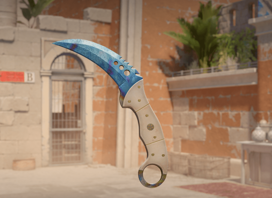 Talon Case Hardened Patterns (Blue Gem) | Profilerr