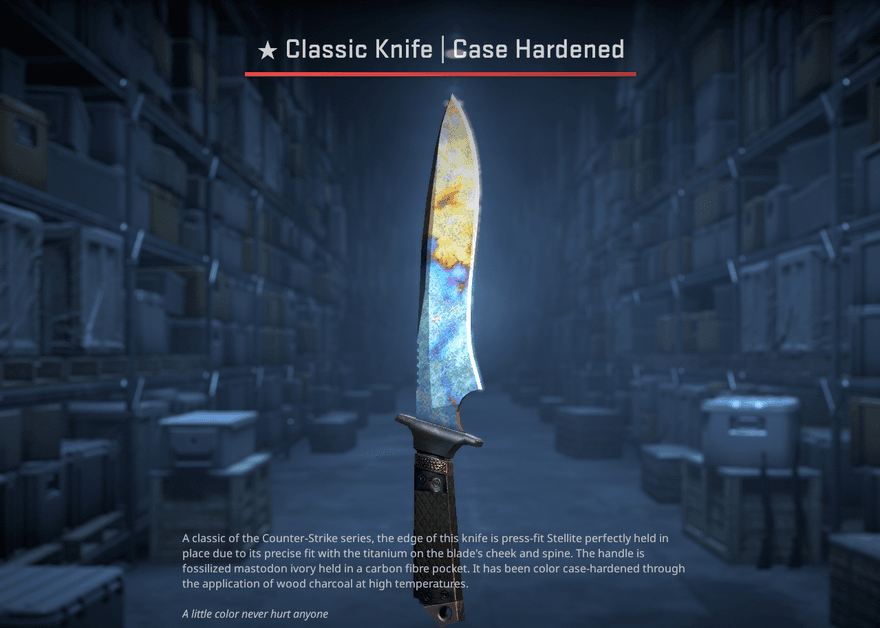 Classic Case Hardened Blue Gem Patterns | Profilerr