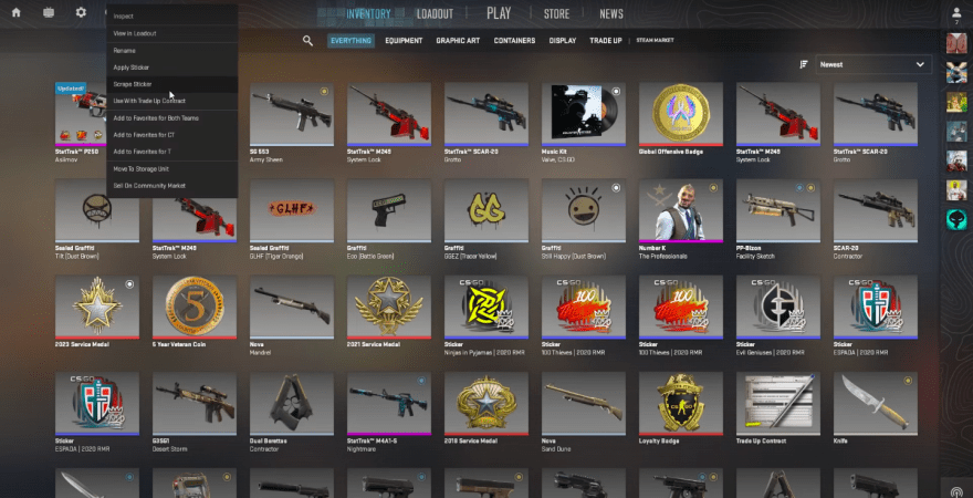 How to Remove Stickers in CS2? | Profilerr