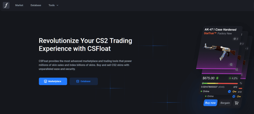 Обзор CSFloat – сайта по продаже скинов CS2 | Profilerr