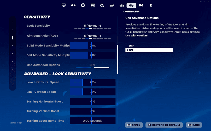 Best Controller Settings for Fortnite [Guide] | Profilerr
