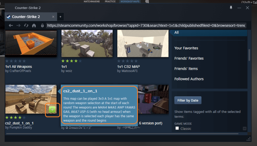 How To Set 1v1 In Cs2 Maps Private Server Commands Profilerr 6090