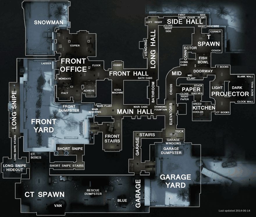 CS2 Office Callouts | Profilerr