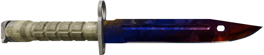 Bayonet Fire and Ice [Marble Fade Patterns] | Profilerr