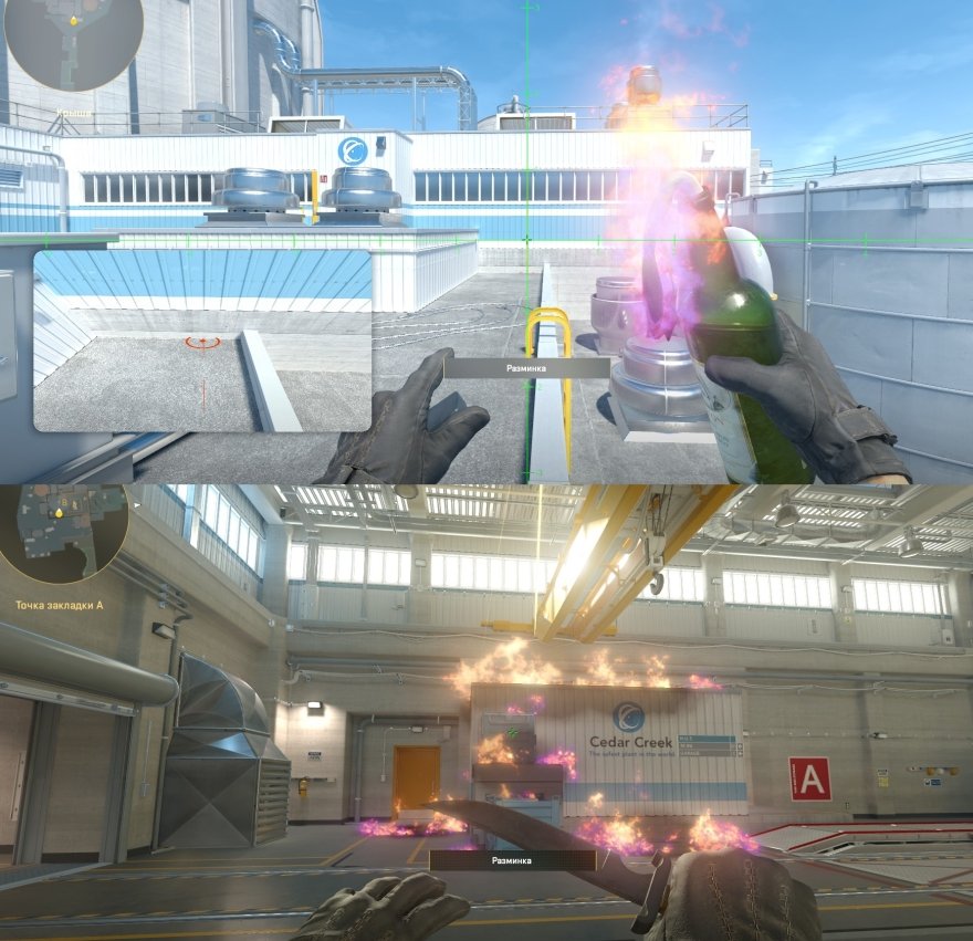 Раскидка гранат на карте Nuke в CS2: гайд от Profilerr