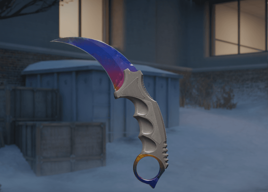 Karambit Fire and Ice: Iconic CS2 Knife Skin | Profilerr