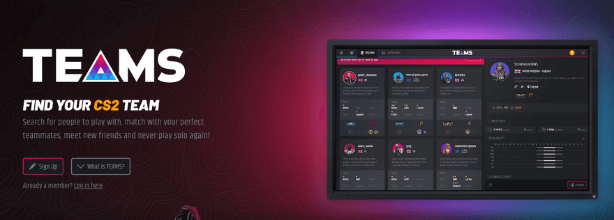 How to Find a CS2 Team & Teammates? | Profilerr