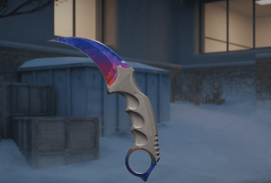 Karambit Fire and Ice: Iconic CS2 Knife Skin | Profilerr