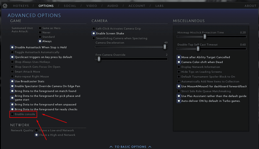 How to Enable Console in Dota 2? | Profilerr