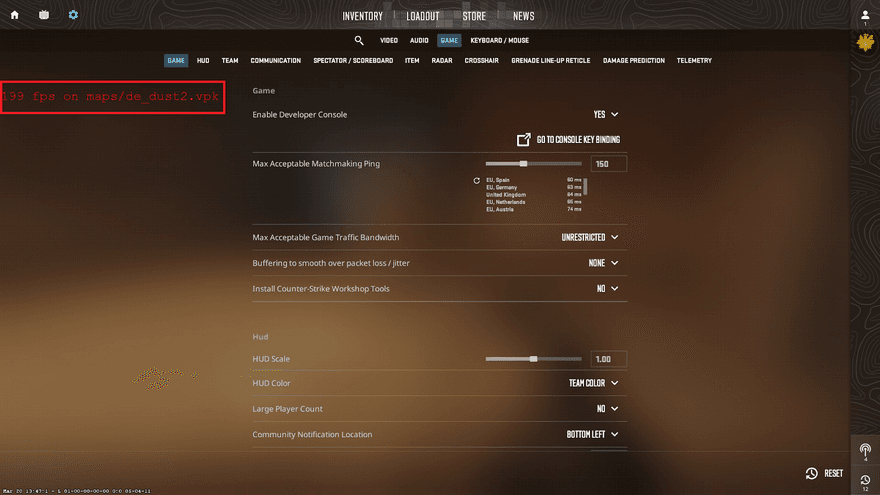 CS2 Net Graph Guide | Profilerr