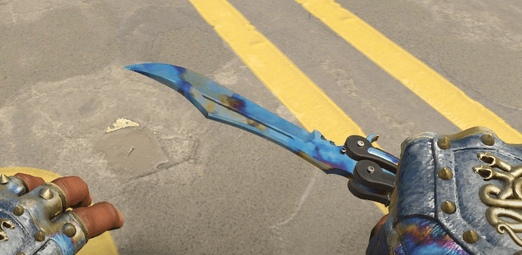 Butterfly Case Hardened Patterns (Blue Gem) | Profilerr