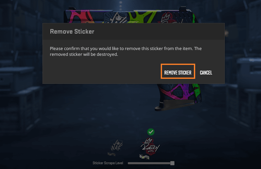 How to Remove Stickers in CS2? | Profilerr