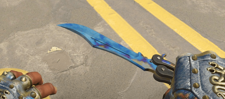 Butterfly Case Hardened Patterns (Blue Gem) | Profilerr