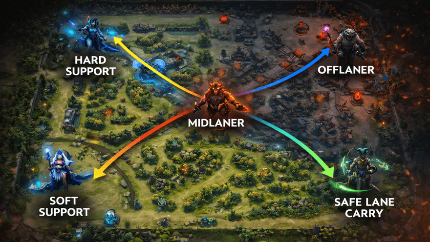 Mistakes of Every Role in Dota 2 | Profilerr