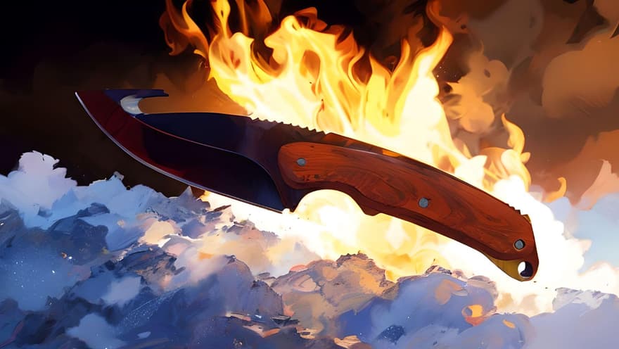 Gut Knife Marble Fade Patterns — Fire and Ice | Profilerr