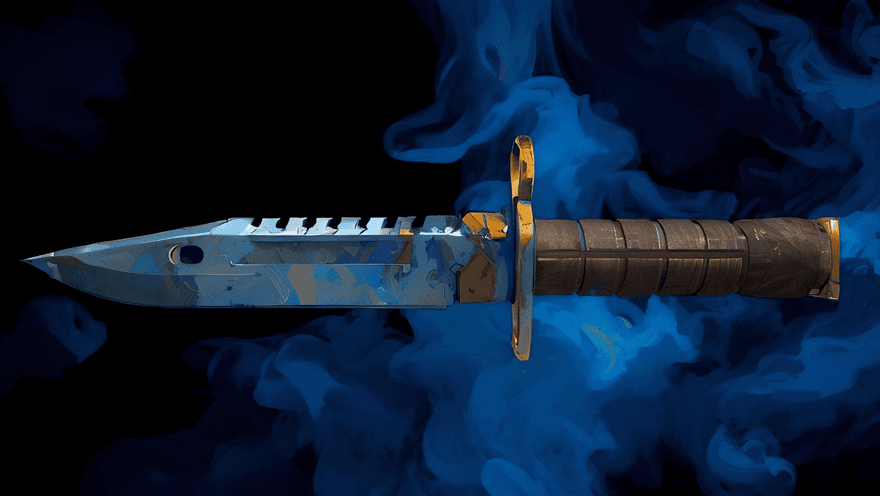 M9 Bayonet Case Hardened Blue Gem Patterns | Profilerr