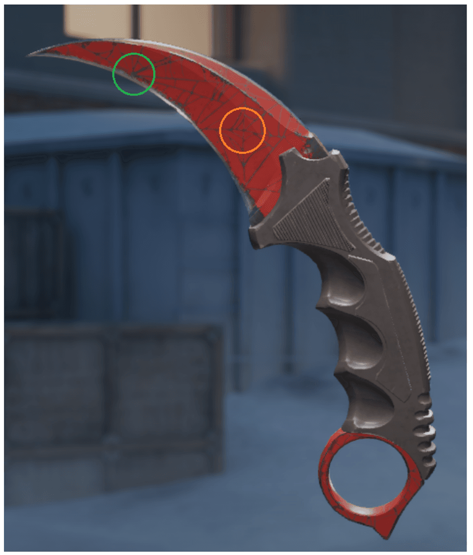 Karambit Crimson Web Patterns: Explanation & Rare Patterns | Profilerr